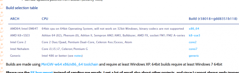 mencoder & MPlayer in Windows installieren – Allerstorfer.at