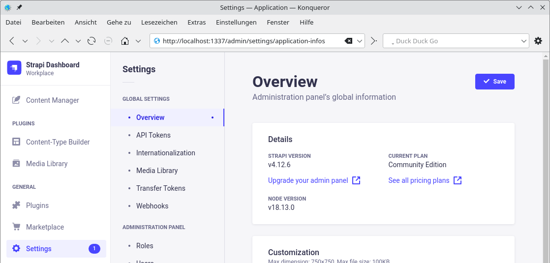 Strapi install on Debian 12 – Allerstorfer.at